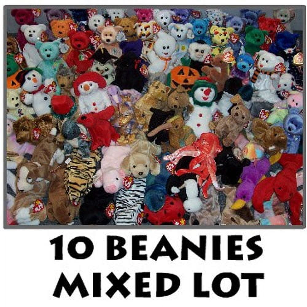 TY Original Collectible Beanie Babies - Variety Pack of 10 Different ...