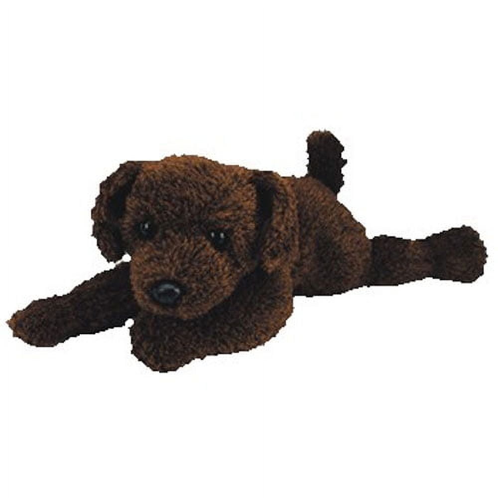 TY Classic Plush - FLOPPER Stuffed Animal, The Brown Dog (16 inch ...
