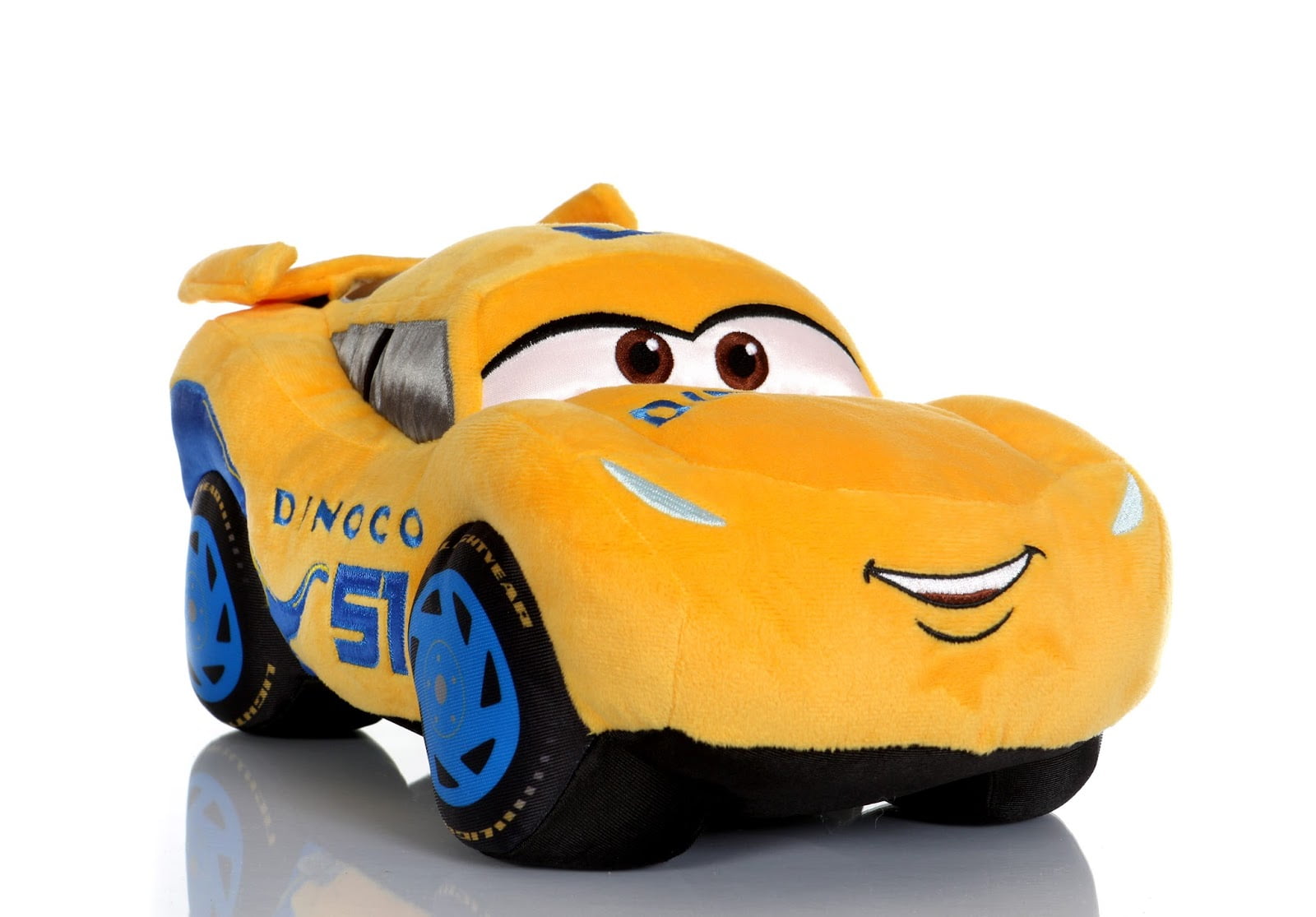 Ty Sparkle Cars 3 Cruz Ramirez Dinoco Race Car Plush Stuffed Toy ...