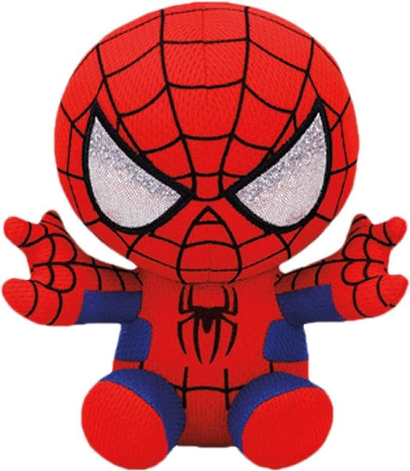 Ty Spiderman Plush, Red/blue, Regular Simulated Avengers League Doll ...