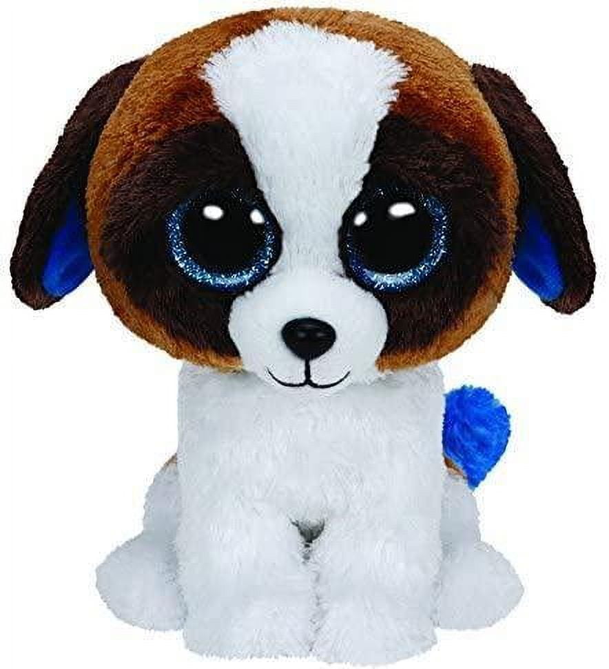 TY Small Stuffed Animal Puppy - Beanie Boos Duke the Dog 6" Plush Toy ...