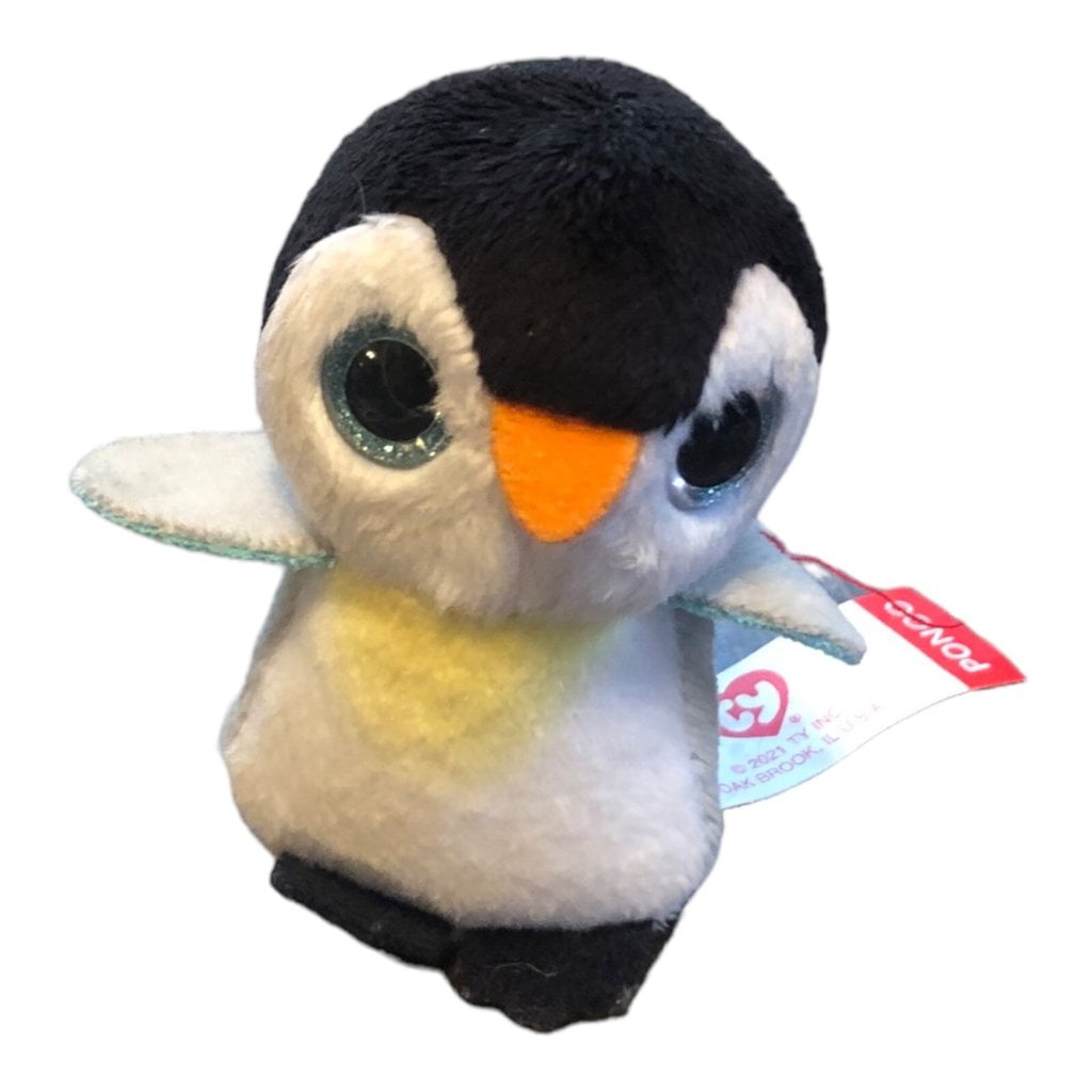Ty Teenie Beanie Baby - PONGO Penguin Stuffed Animal Toy 3" Plush (NO ...