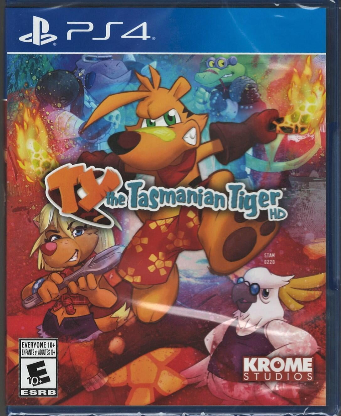 Ty The Tasmanian Tiger HD PS4 (Brand New Factory Sealed US Version ...