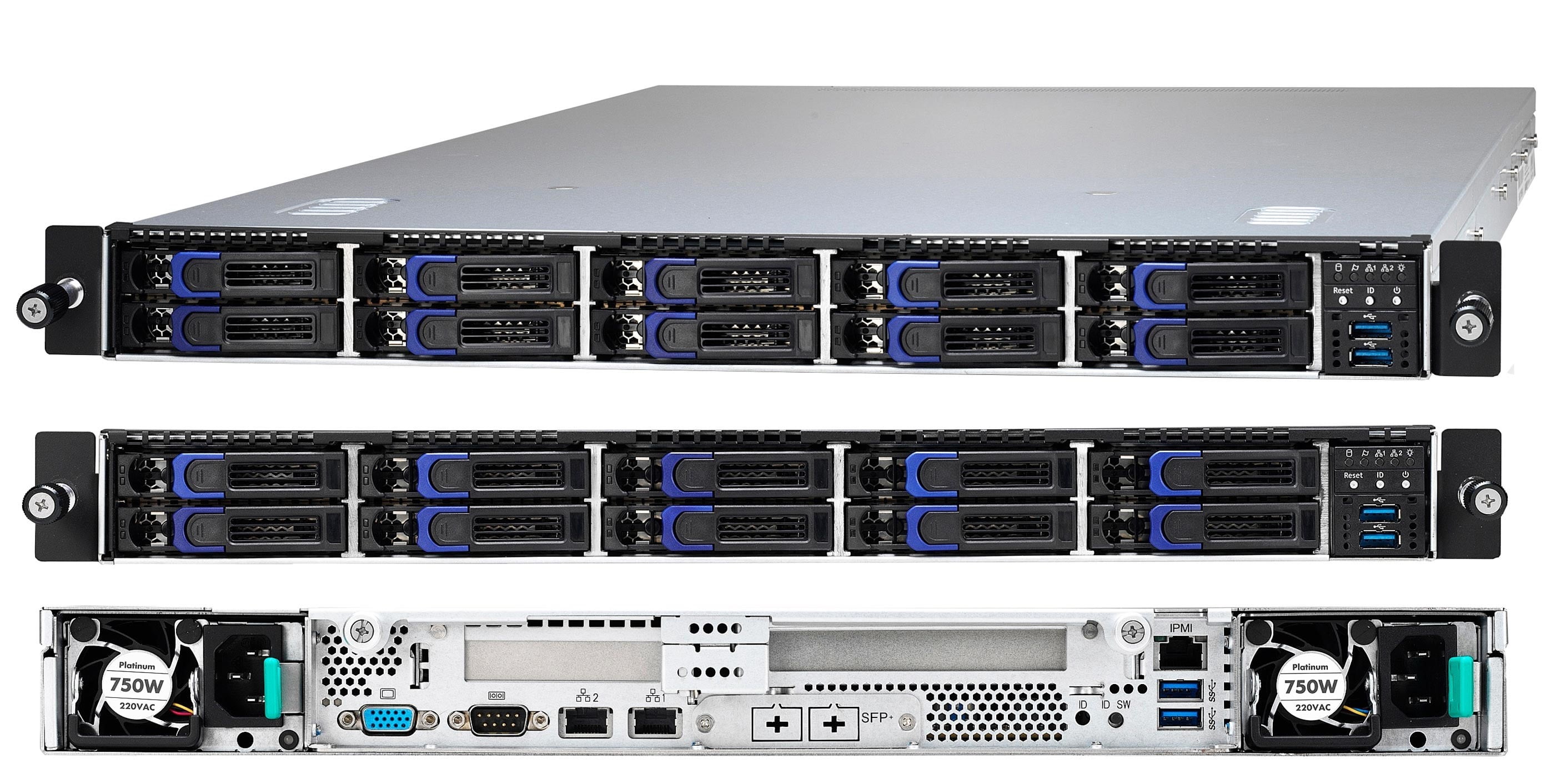 Tyan Thunder CX GT75BB7102 B7102G75BV10HR-2T 1U Rackmount Server Dual ...