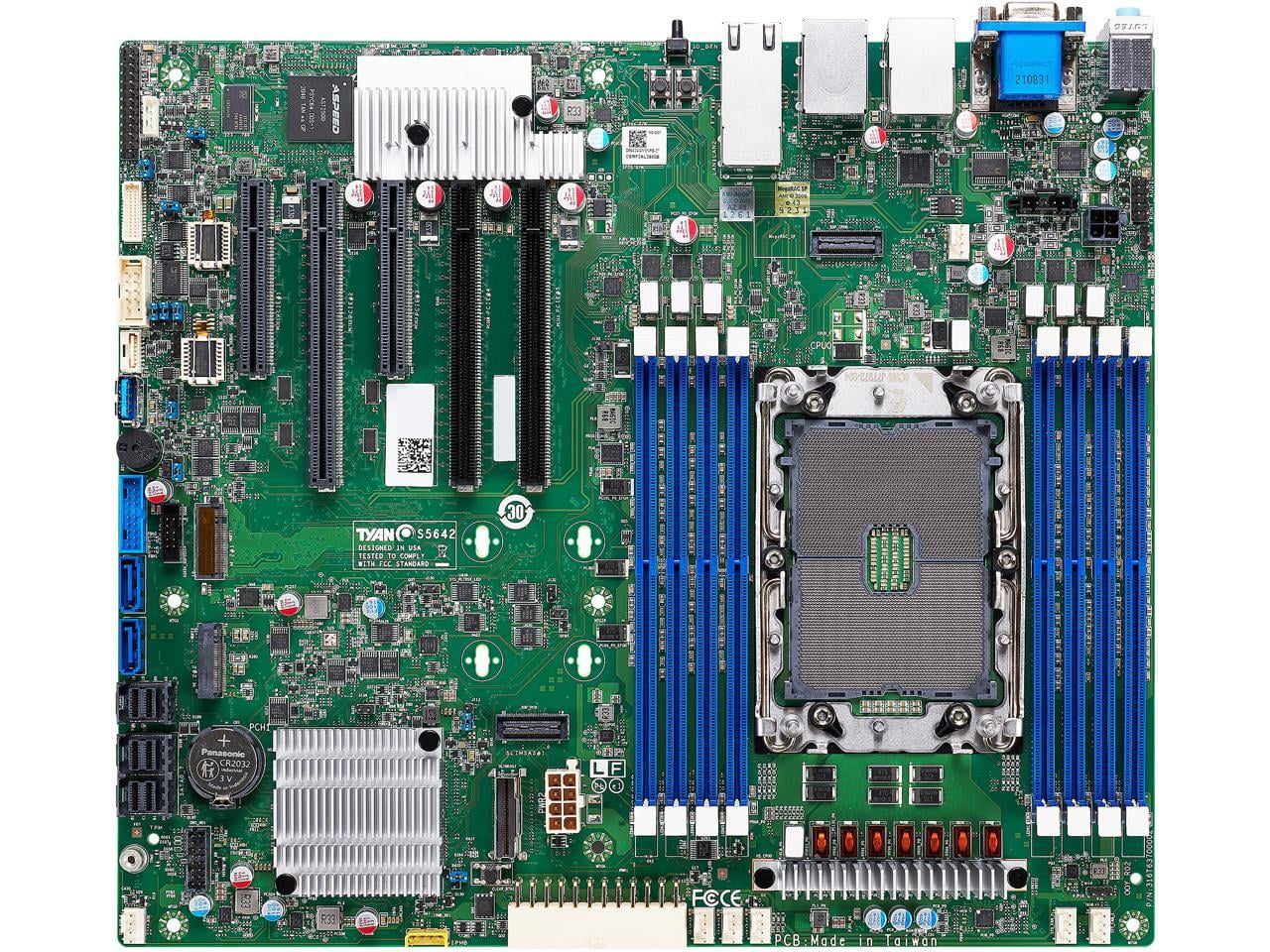 Tyan server board S5642AGMNRE, Intel Xeon SP 3rd Generation, PCIE Gen 4 ...