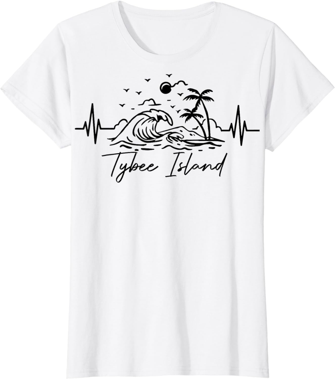 Tybee Island Beach Georgia Spring Break Souvenir T-Shirt - Walmart.com