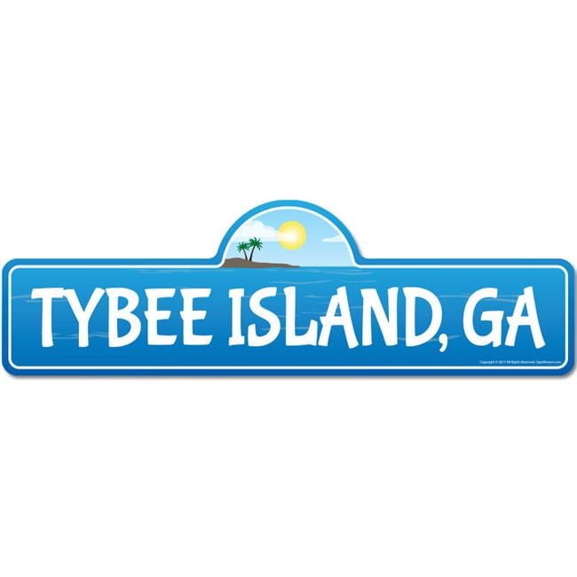 Tybee Island, GA Georgia Beach Street Sign - Walmart.com