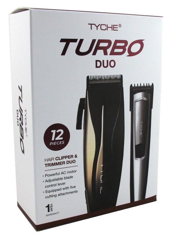 Tyche Turbo Hair Clipper And Trimmer Duo 12 Piece Kit, 1 Ea, 3 Pack ...