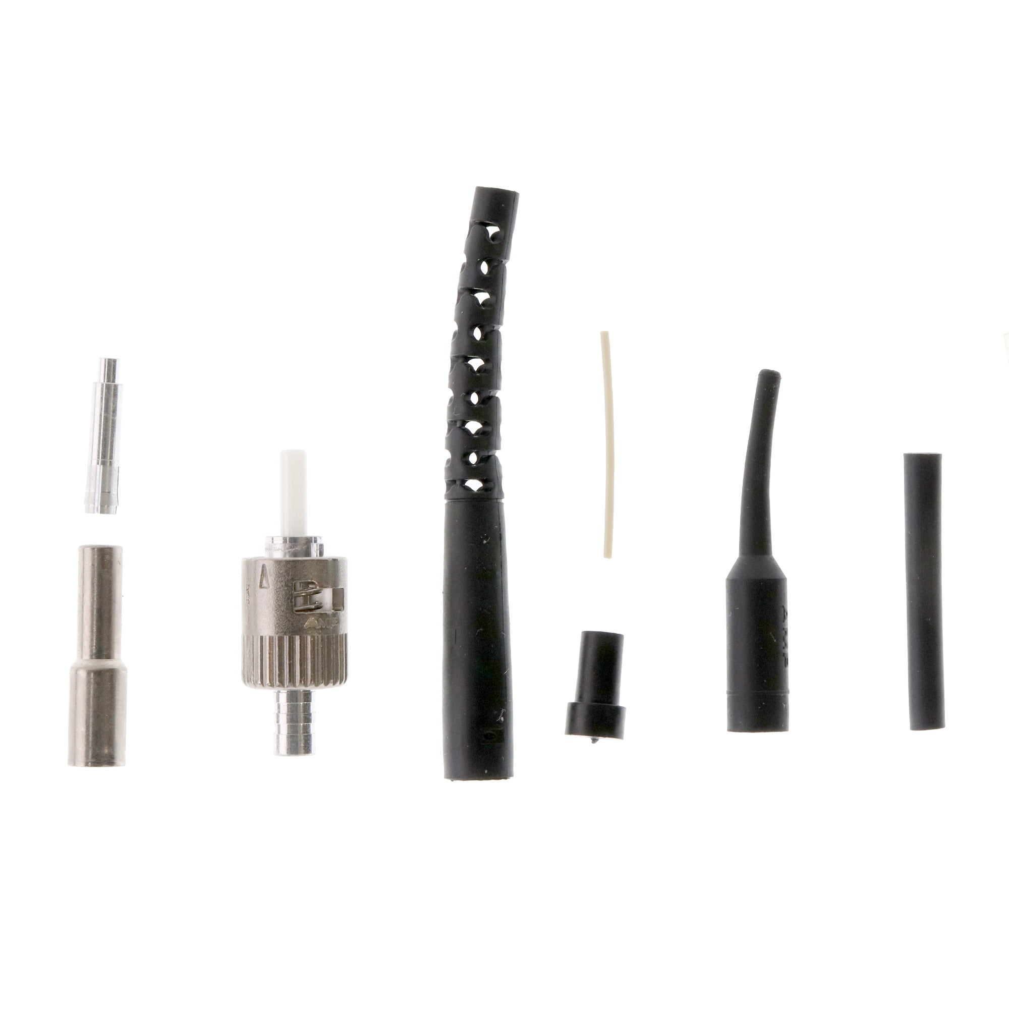 Tyco AMP TE 504001-1 LightCrimp Fiber Optic Connector, Simplex, Multi ...