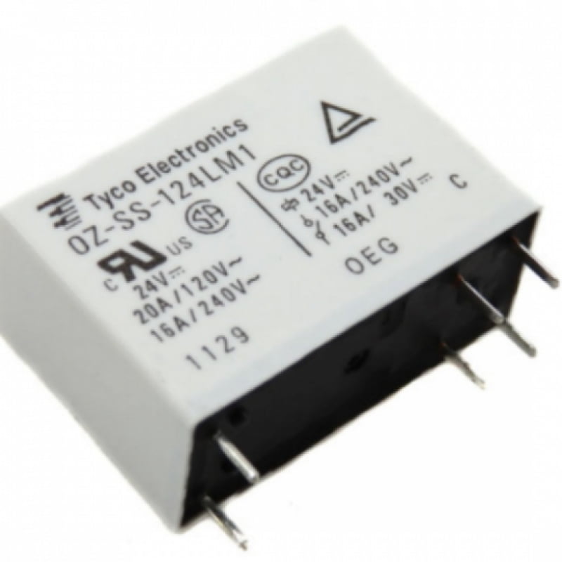 Tyco Electronics 0Z-SS-124LM1 SPST-NO General Purpose 24V Mini Power ...