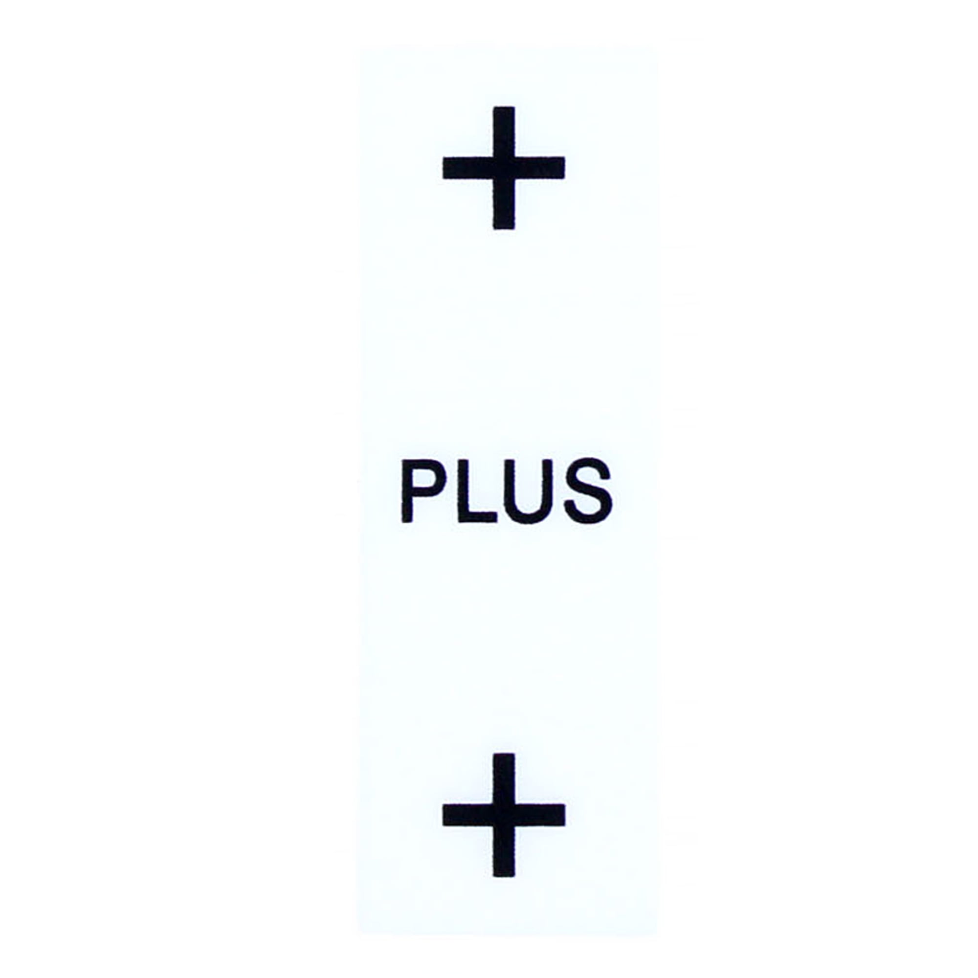 Tyco Electronics 1718078-3 + Plus + Warning Tag Label Marker (100 Pack ...