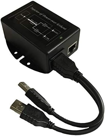 Tycon Systems TP-DCDC-2USB-24 USB Powered 24V Passive POE Inserter ...