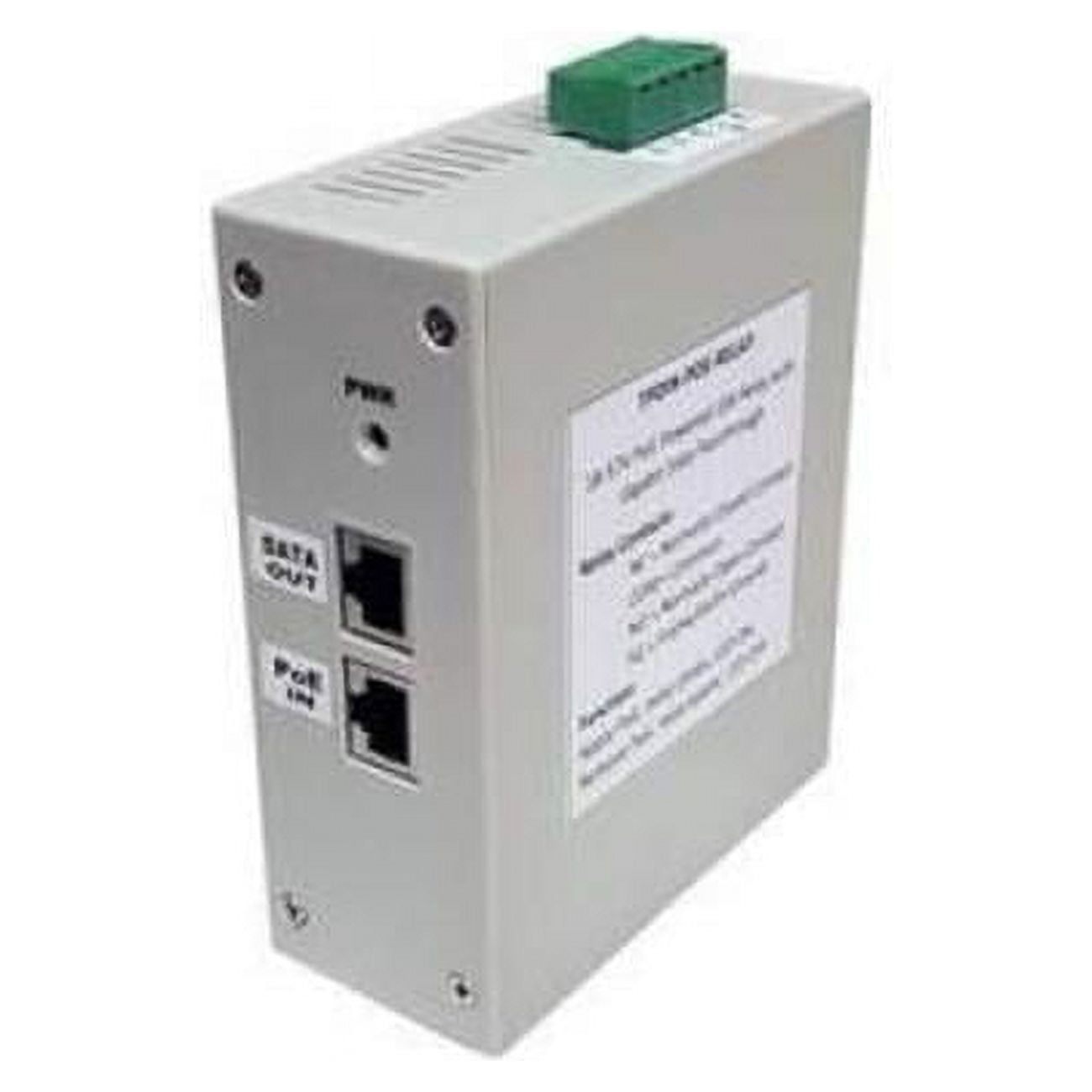Tycon Systems TPDIN-POE-RELAY TPDIN PoE Powered Relay with Gigabit Data ...