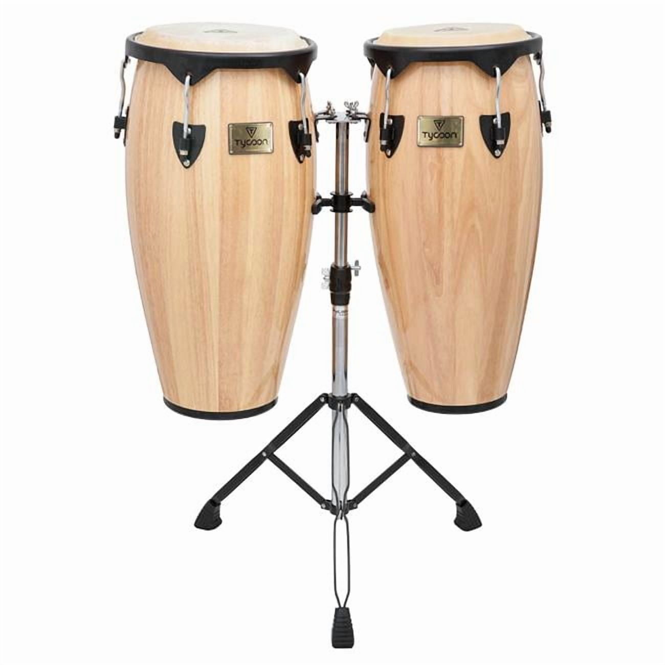 Supremo Series Natural 10″ and 11″ Congas with Black Hardware - Walmart.com