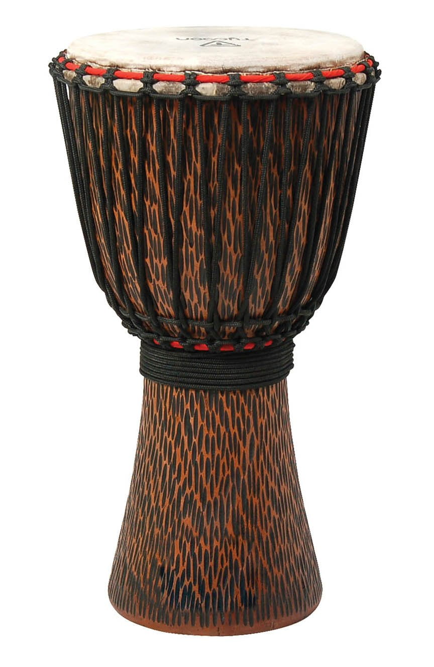 Tycoon Chiseled Orange Series 12" Rope-Tuned Djembe - TAJS-12 CO ...