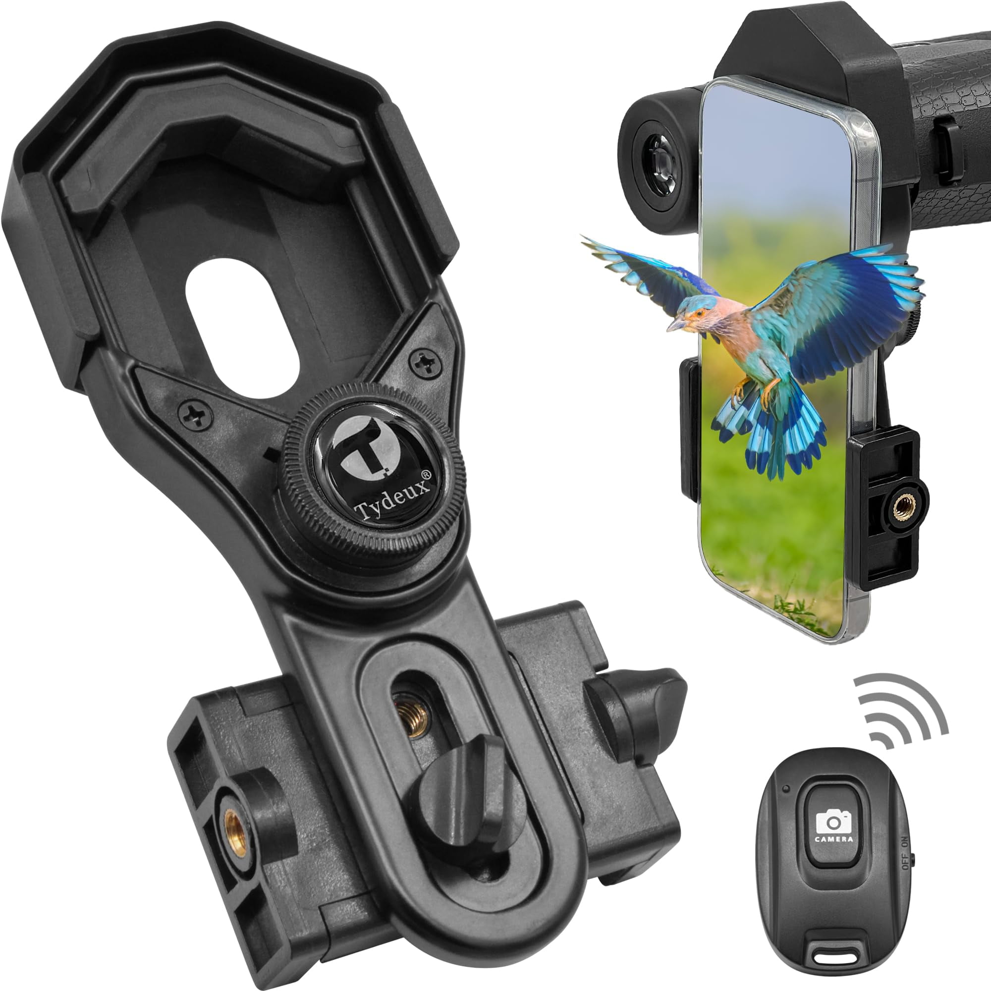 Tydeux Smartphone Telescope Adapter - Universal Cell Phone Adapter ...