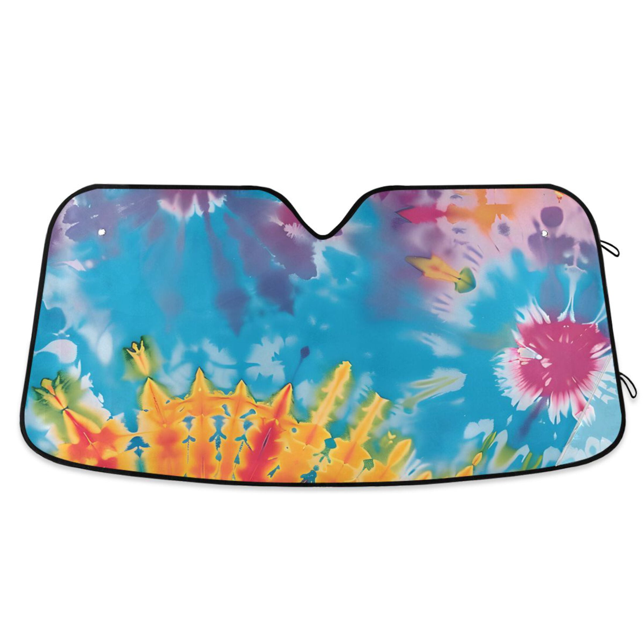 Tye Dye Car Windshield Sun Shade Reflector Sunshade Foldable for Front ...