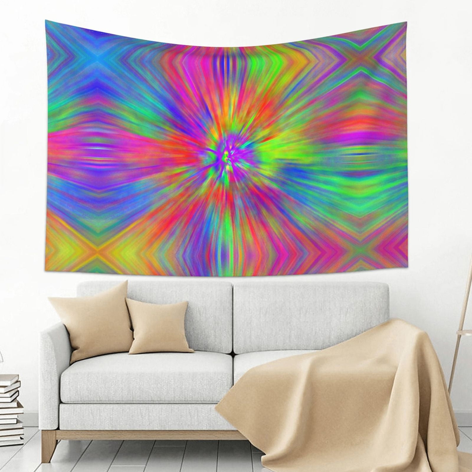 Tye Dye Patternstapestry Wall Hanging Decor For Bedroom Living Room ...
