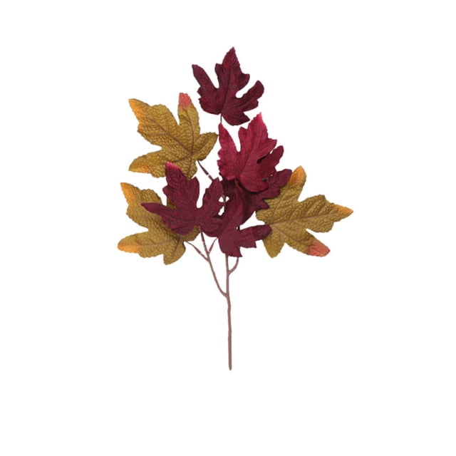 Tyeign 32In Artificial Fall Leaves Spray for Mantle & Table, Flexible ...