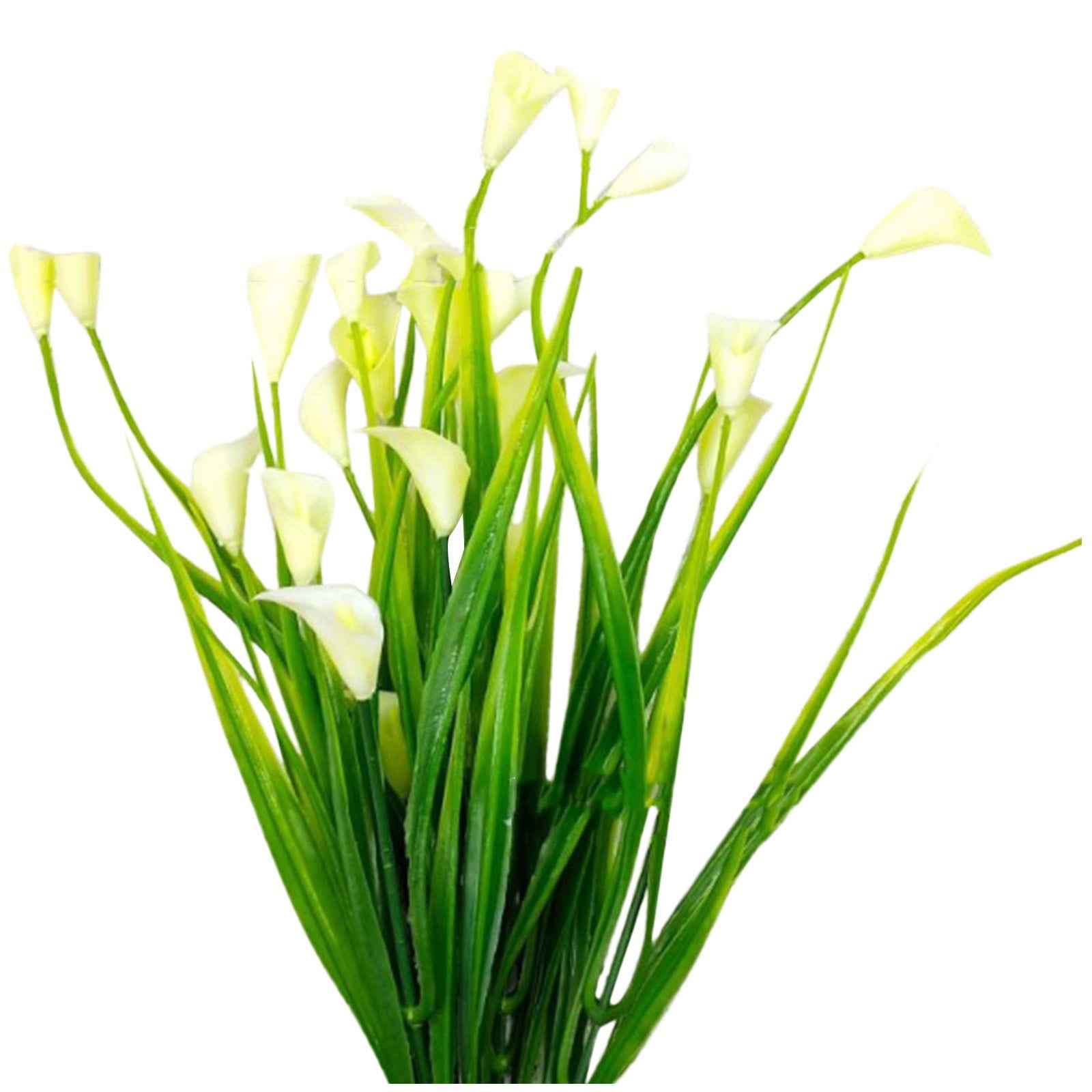 Tyeign Artificial Outdoor Flowers with Silk-Screen Heads, Upgrade Fade-Resistant Faux Shrubs for ...