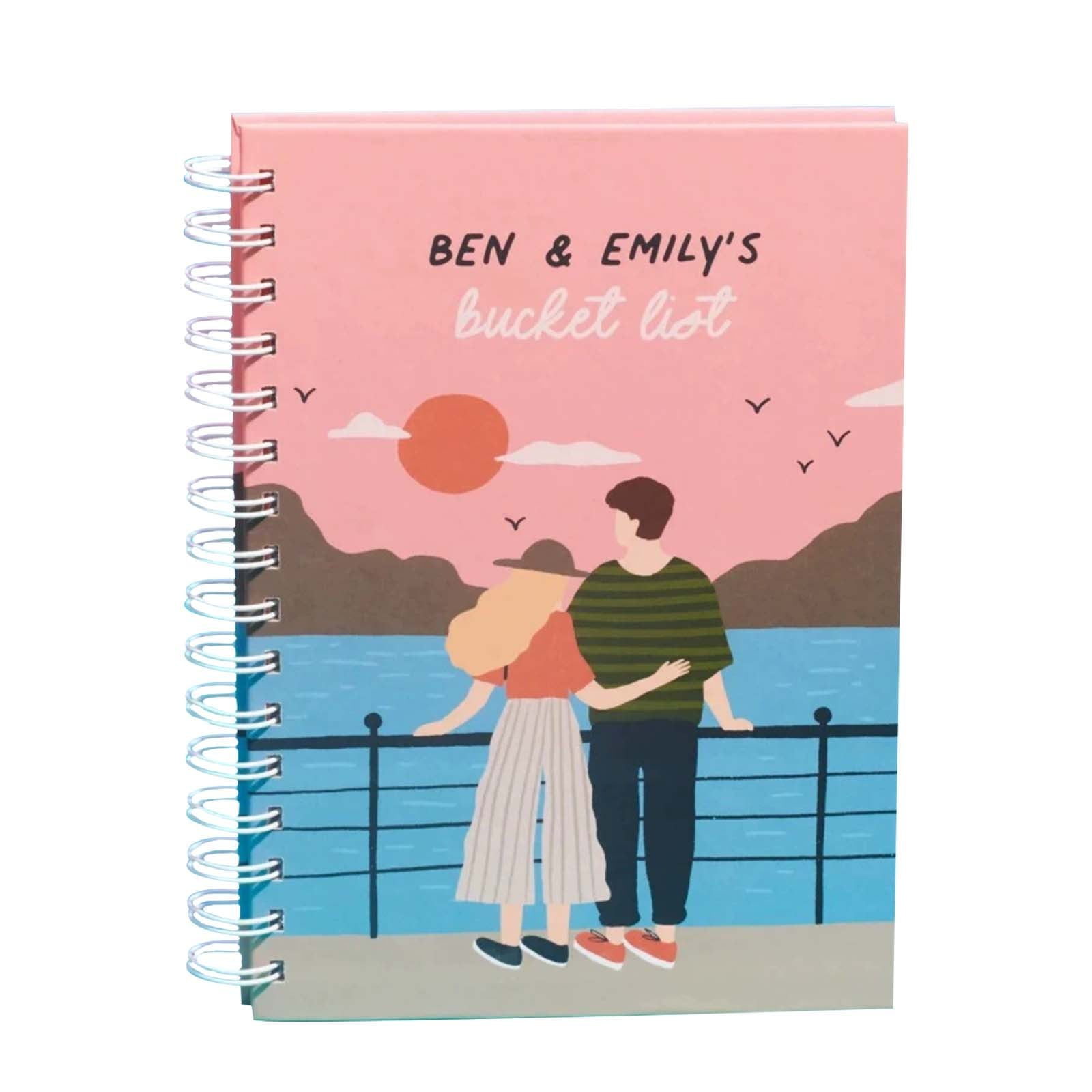 Tyeign Baby Handprint Clay, Personalised Couple Bucket List Journal ...