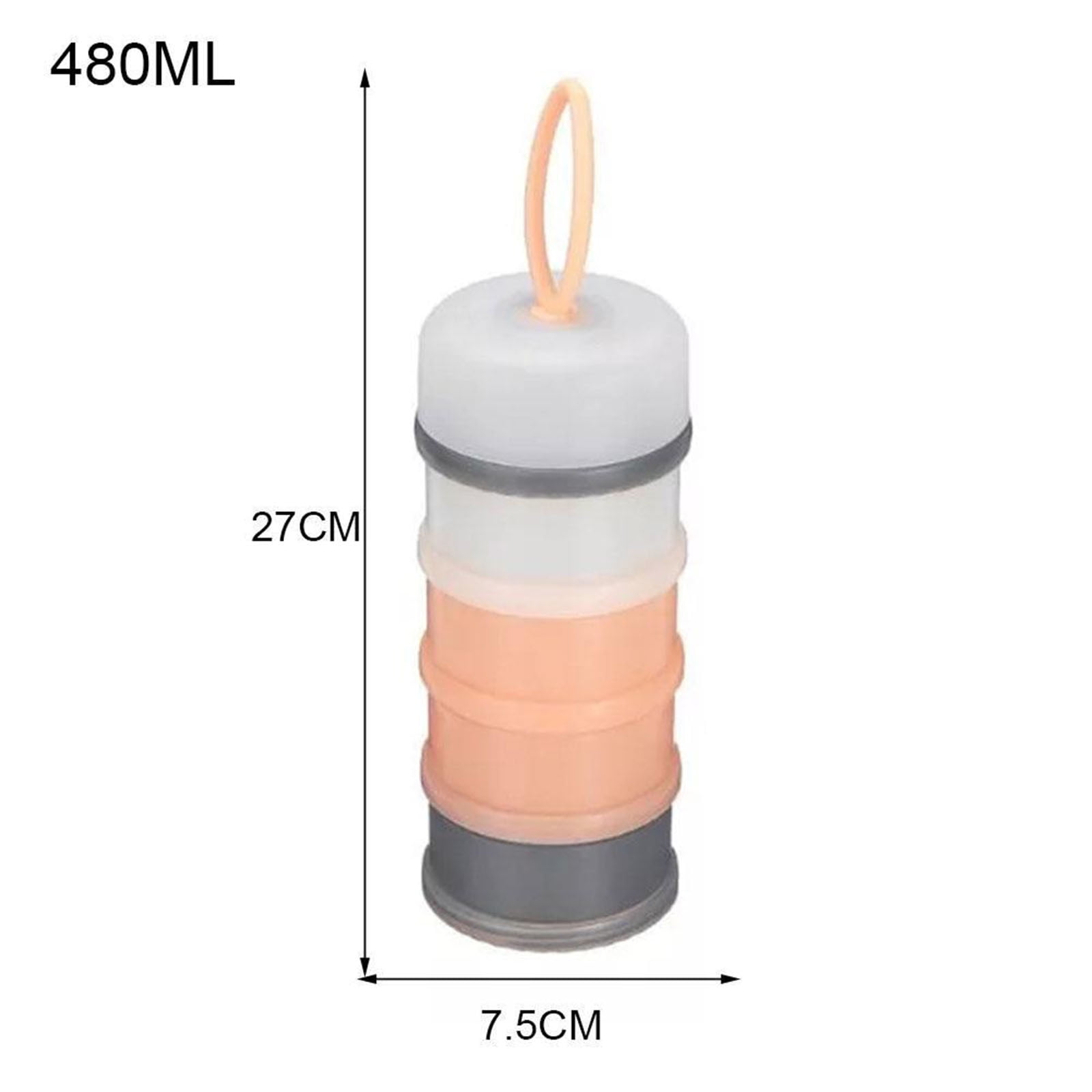 Tyeign Desktop Dress Up, Plastic, Milk Food Formulas Storage Containers ...