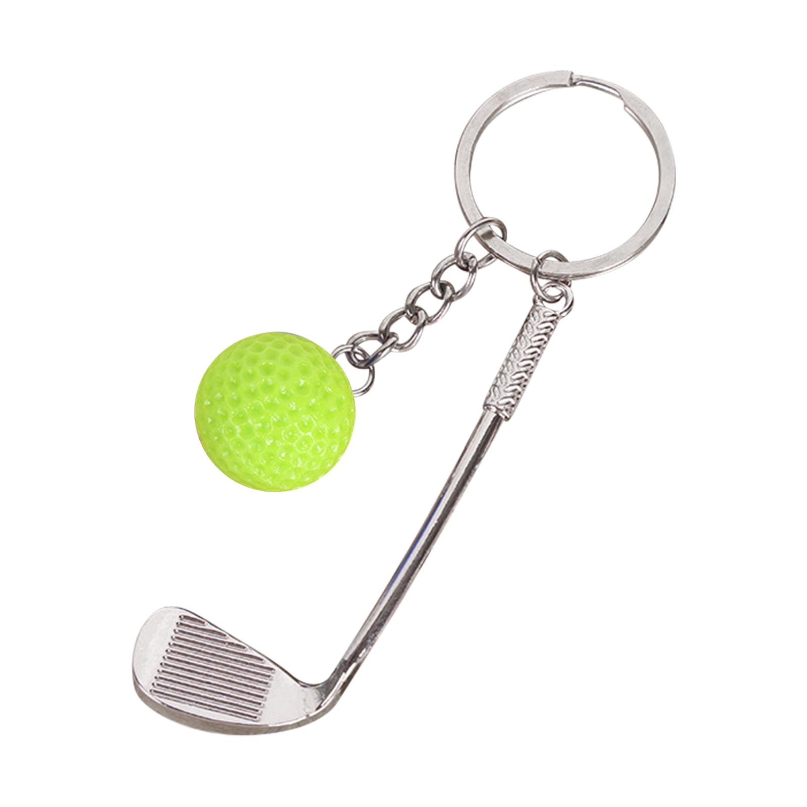 Tyeign Golf Ball Keychain Realistic Simulation, Metal Bag Charm for ...