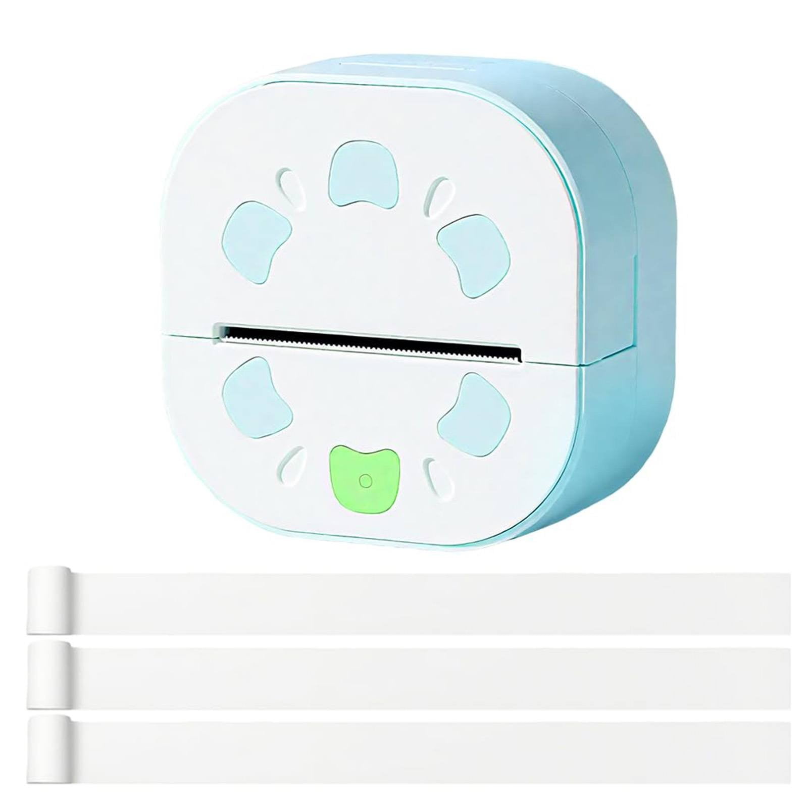 Tyeign Mini Bluetooth Thermal Sticker Printer, Inkless Pocket Label ...