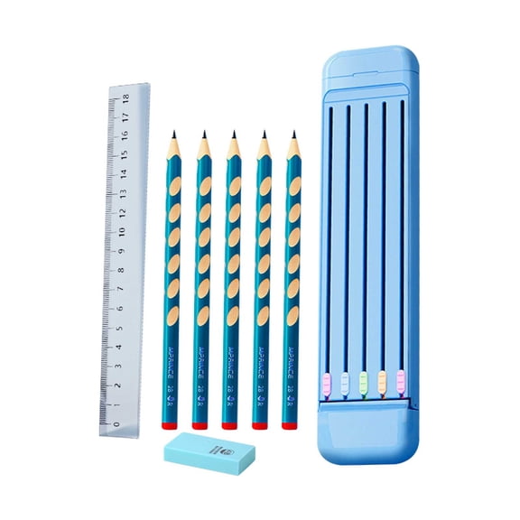 Helix Oxford Exam Set of 7 – Pens, Pencil, Eraser, Sharpener, Multi ...