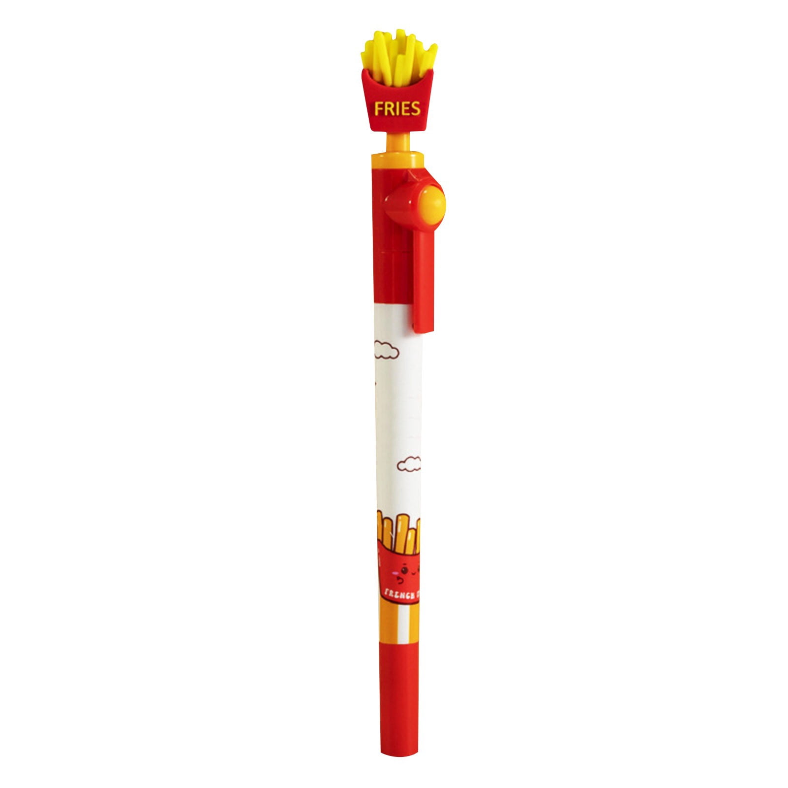 Tyeign Retractable Food-Theme Ballpoint Pens 6-Pack, Hamburger Fries ...