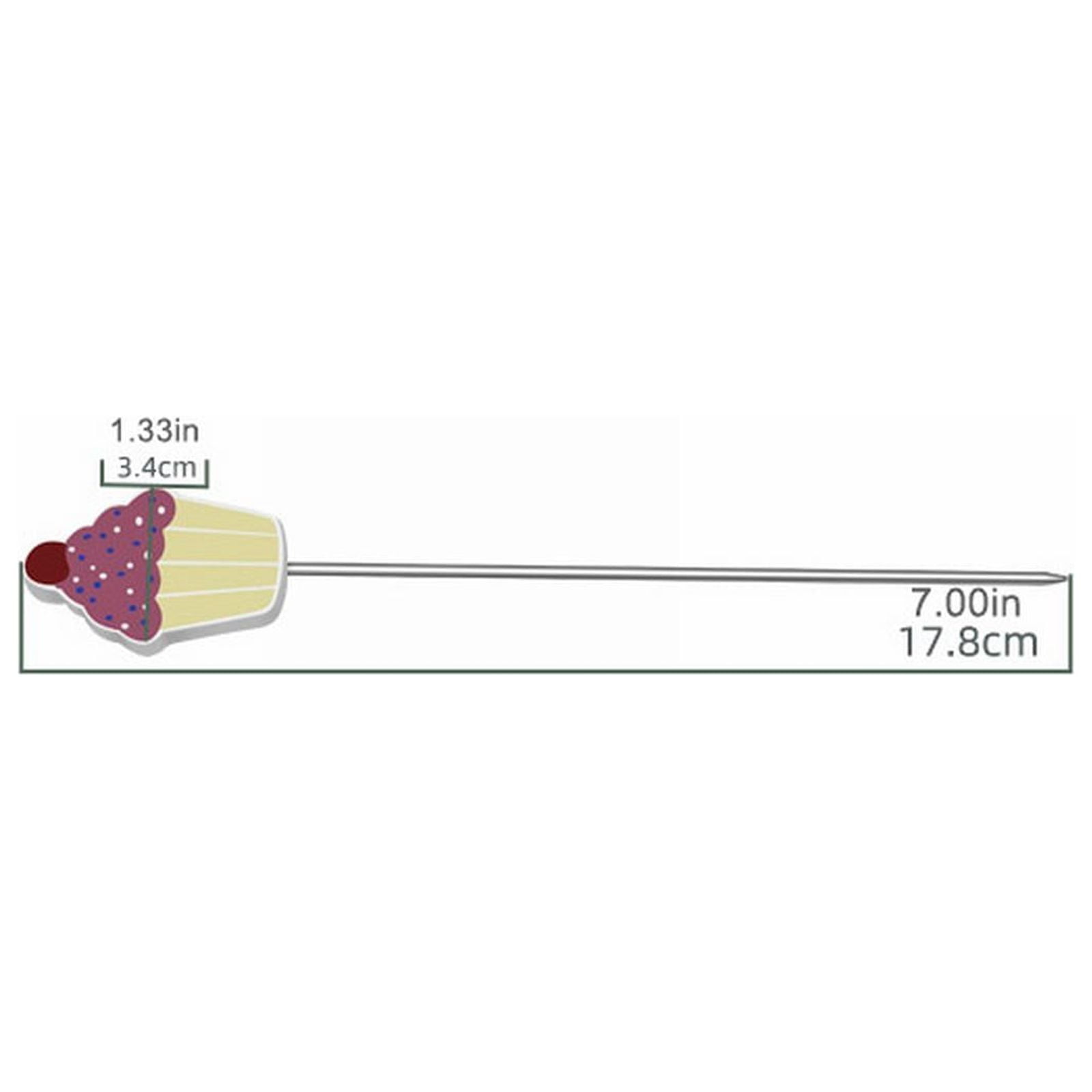 Tyeign Stainless Steel Cake Tester Skewer, Reusable Long Baking Pick ...