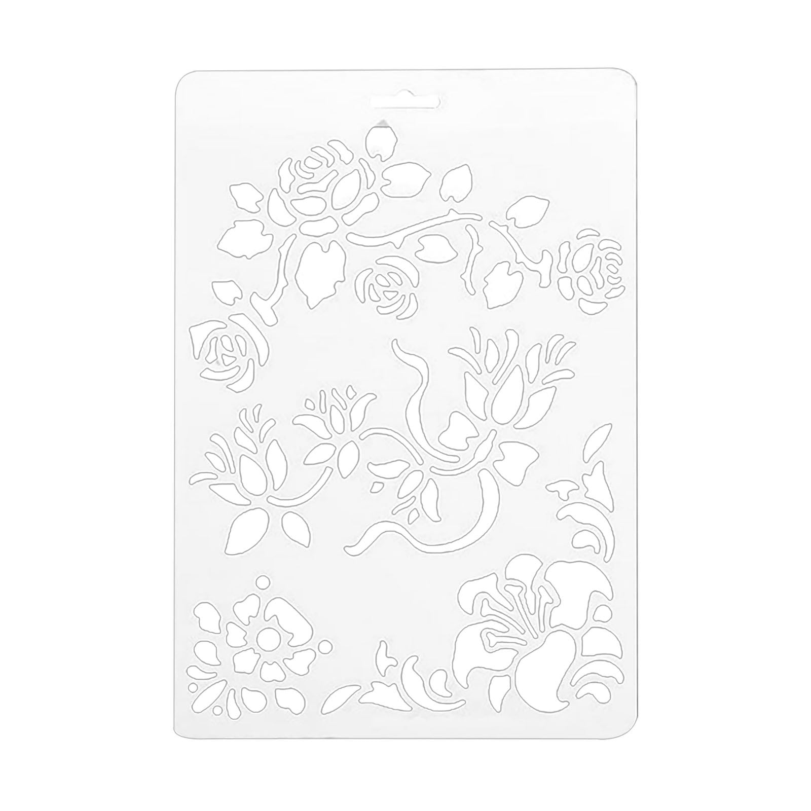 Tyeign Template, Drawing A4 Size Plastic Material Hollow Diy Handmade ...