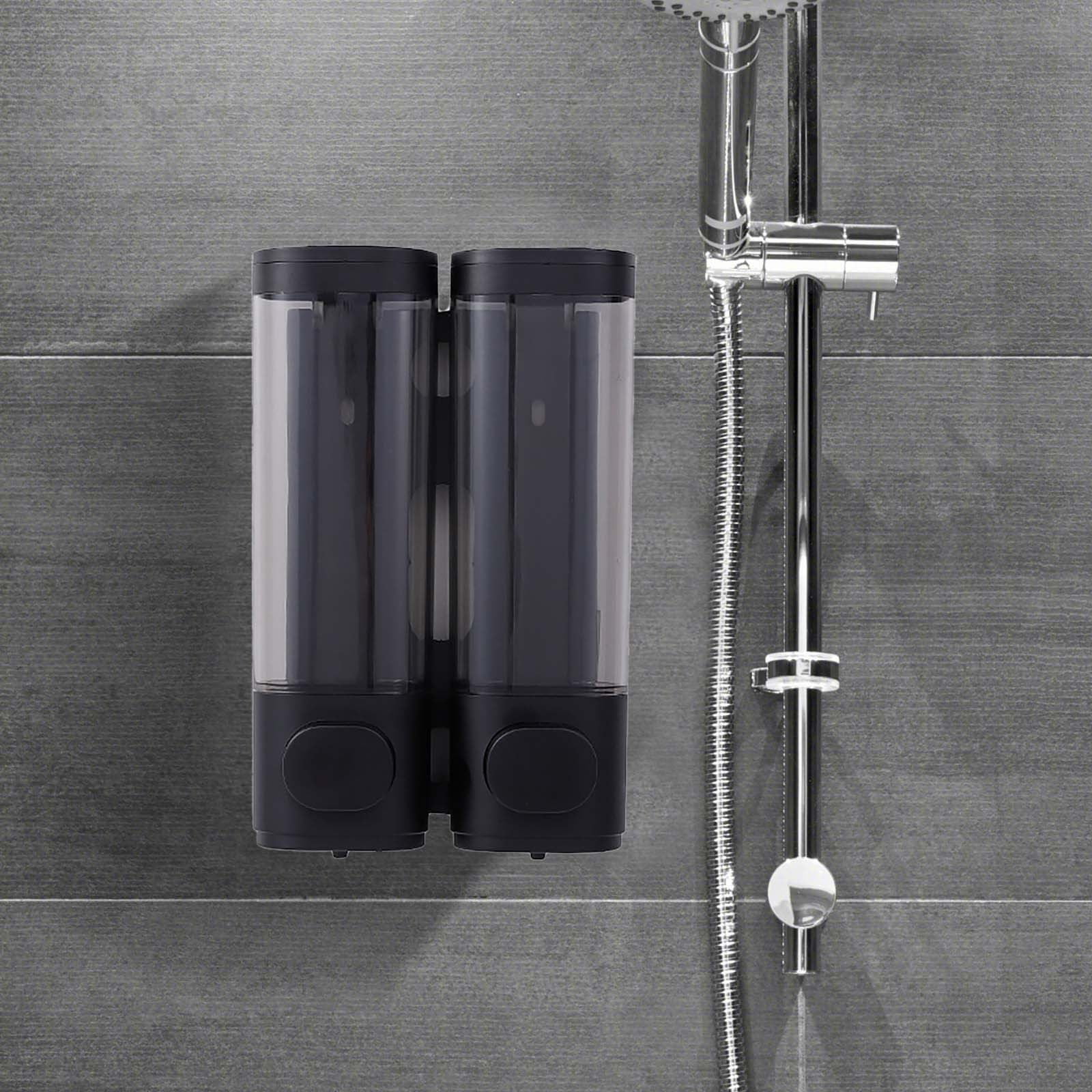 Tyeign Wall Mounted Bathroom Dispenser, No Drill Shampoo Shower Soap ...