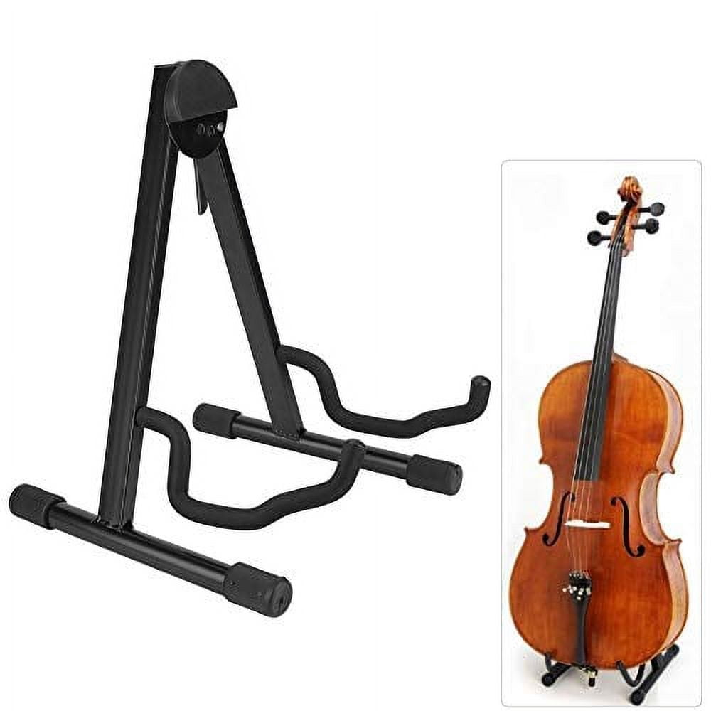 Tyenaza Cello Stand, A Frame Adjustable Folding Cello Stand Support ...