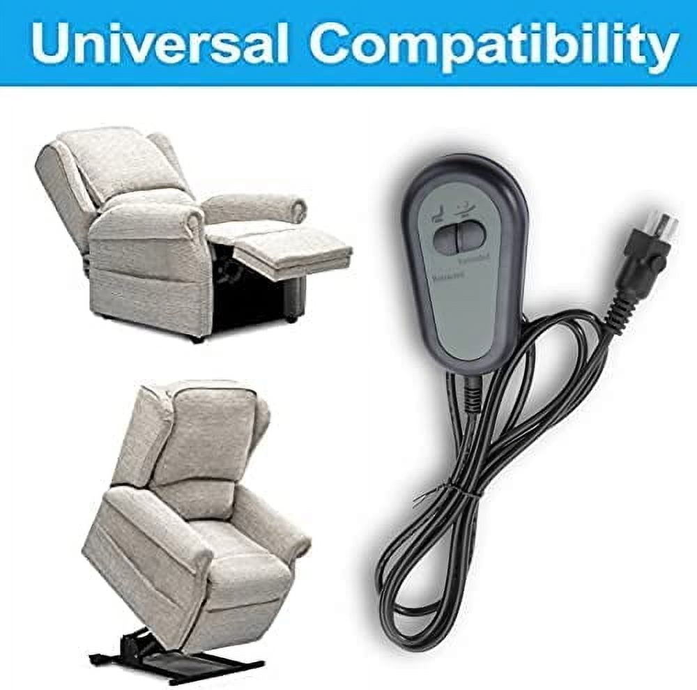 Tyenaza Recliner Chair Control, 2 Button Remote Hand Control Controller ...