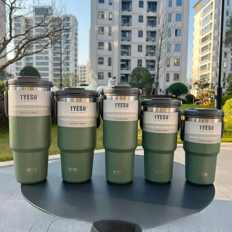Tyeso Coffee Cup Thermos Bottle Stainless Steel Double-layer Insulation ...