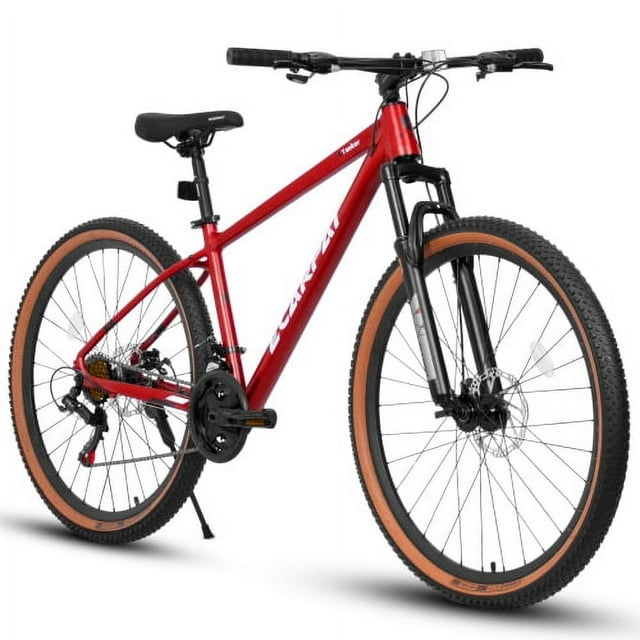 27 inch Men's Mountain Bike, 21 Speeds, Suspension Fork, Aluminum Frame ...