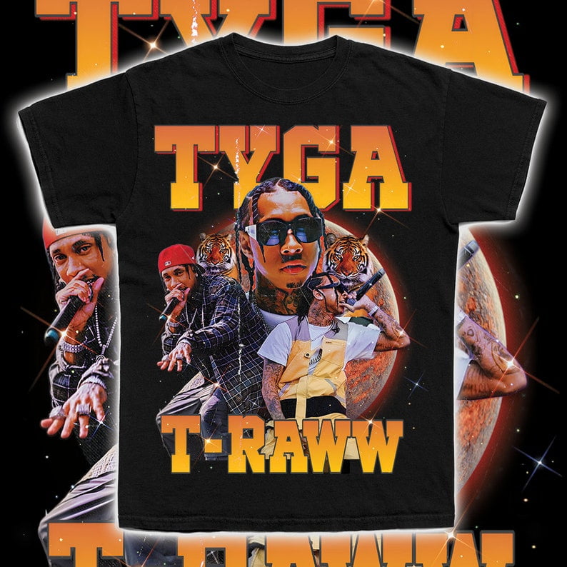 Tyga , Rap Tshirt design, ready to print, printable design, hiphop ...