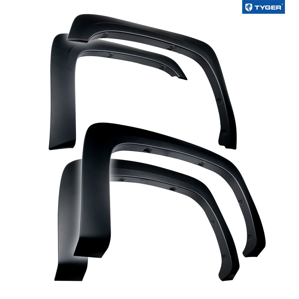 Tyger Auto Fender Flares Compatible with 2007-2013 Chevy Silverado 1500 ...