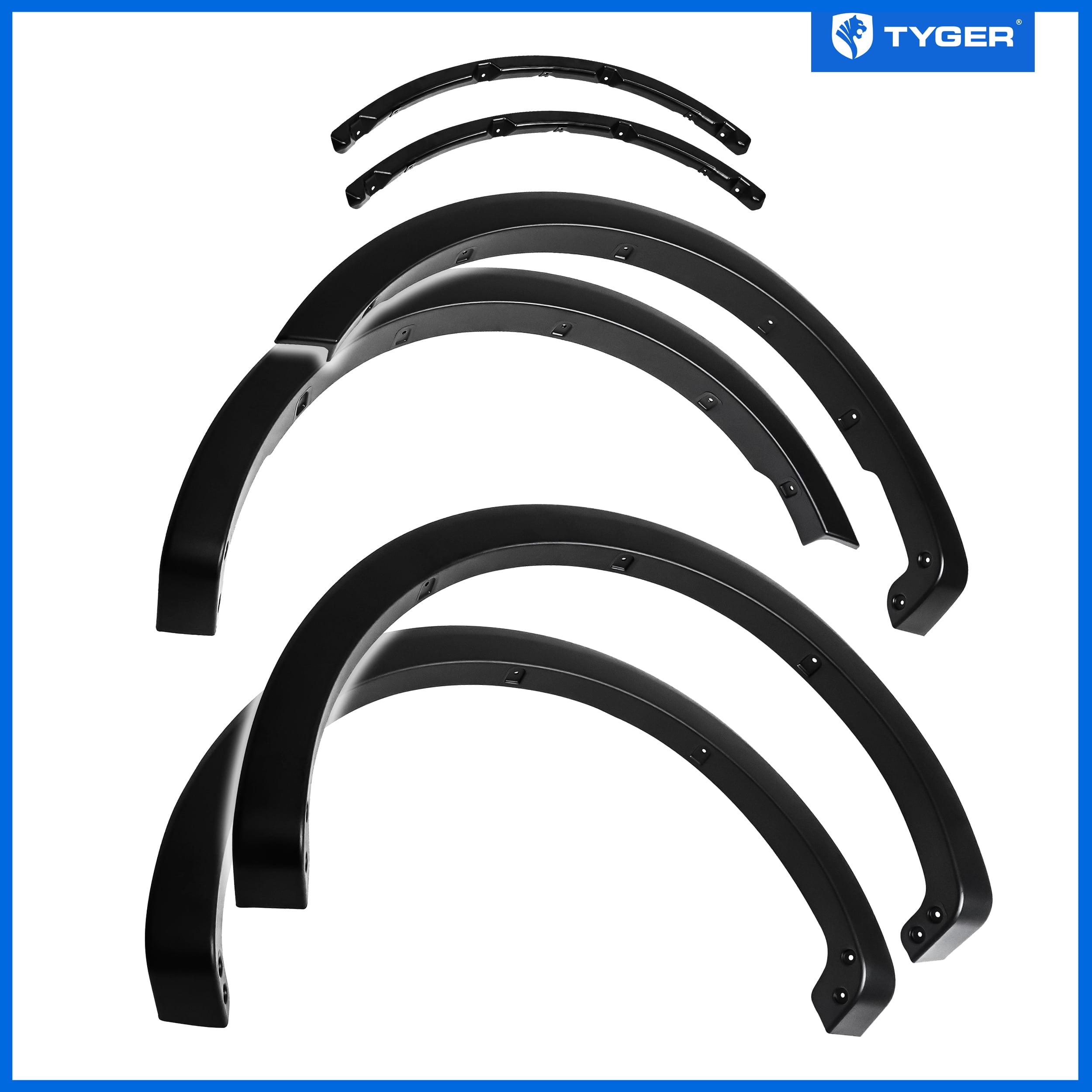 Tyger Auto Fender Flares Compatible with 2021-2023 Ford F-150, Textured ...