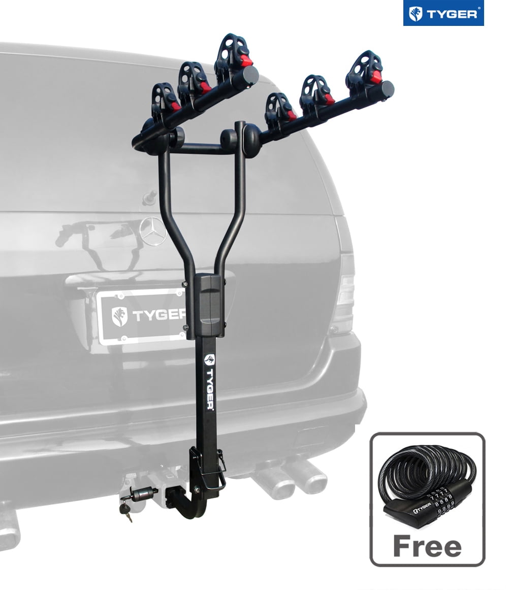 Tyger Auto TG-RK3B101S 3-Bike Hitch Mount Bicycle Carrier Rack ...