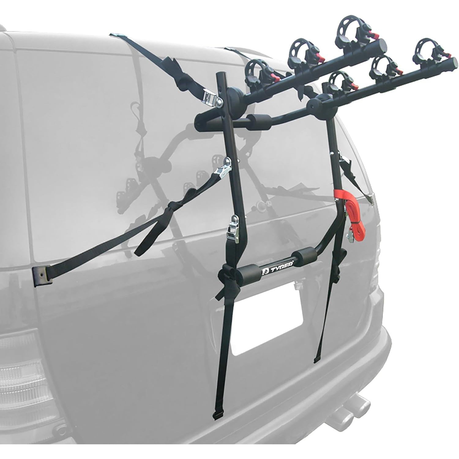 Tyger Auto TG-RK3B203S Deluxe 3-Bike Trunk Mount Bicycle Rack ...