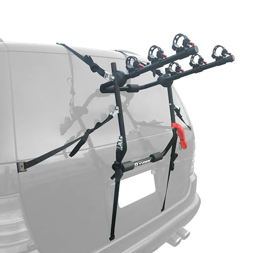 Tyger Auto TG-RK3B203S Deluxe 3-Bike Trunk Mount Bicycle Rack ...