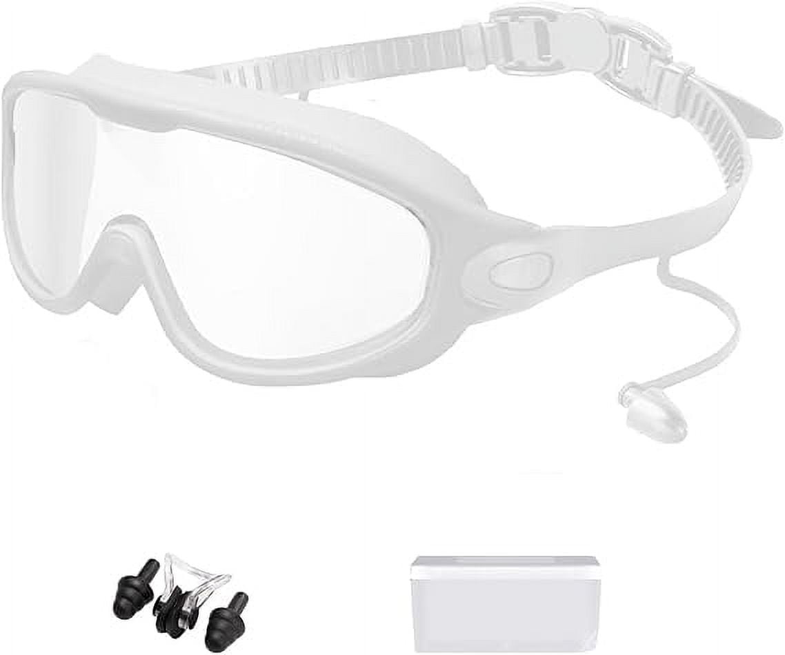Tyglobal Swim Goggles, Wide View Anti Fog&UV Swimming Goggles for Audlt ...