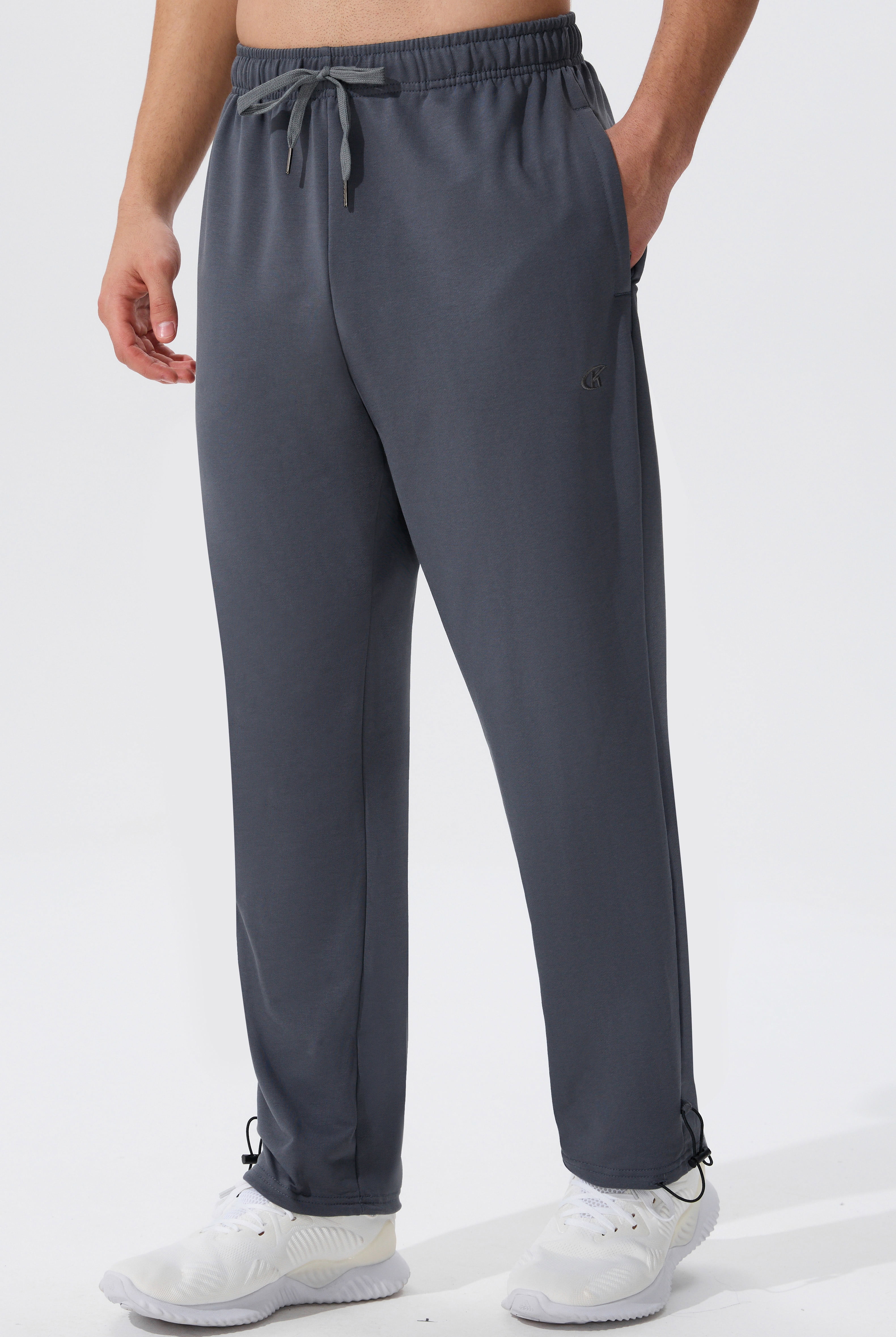 Tyhengta Men's Casual Sweatpants Athletic Open Bottom Running ...