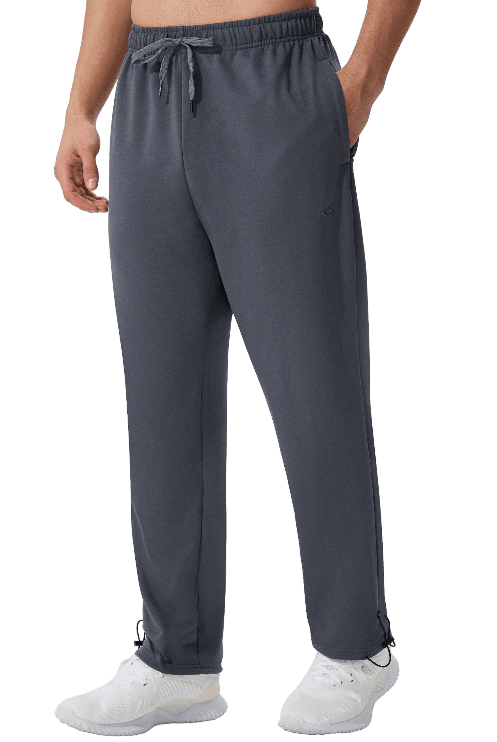 Tyhengta Men's Sweatpants Athletic Open Bottom Running Casual ...