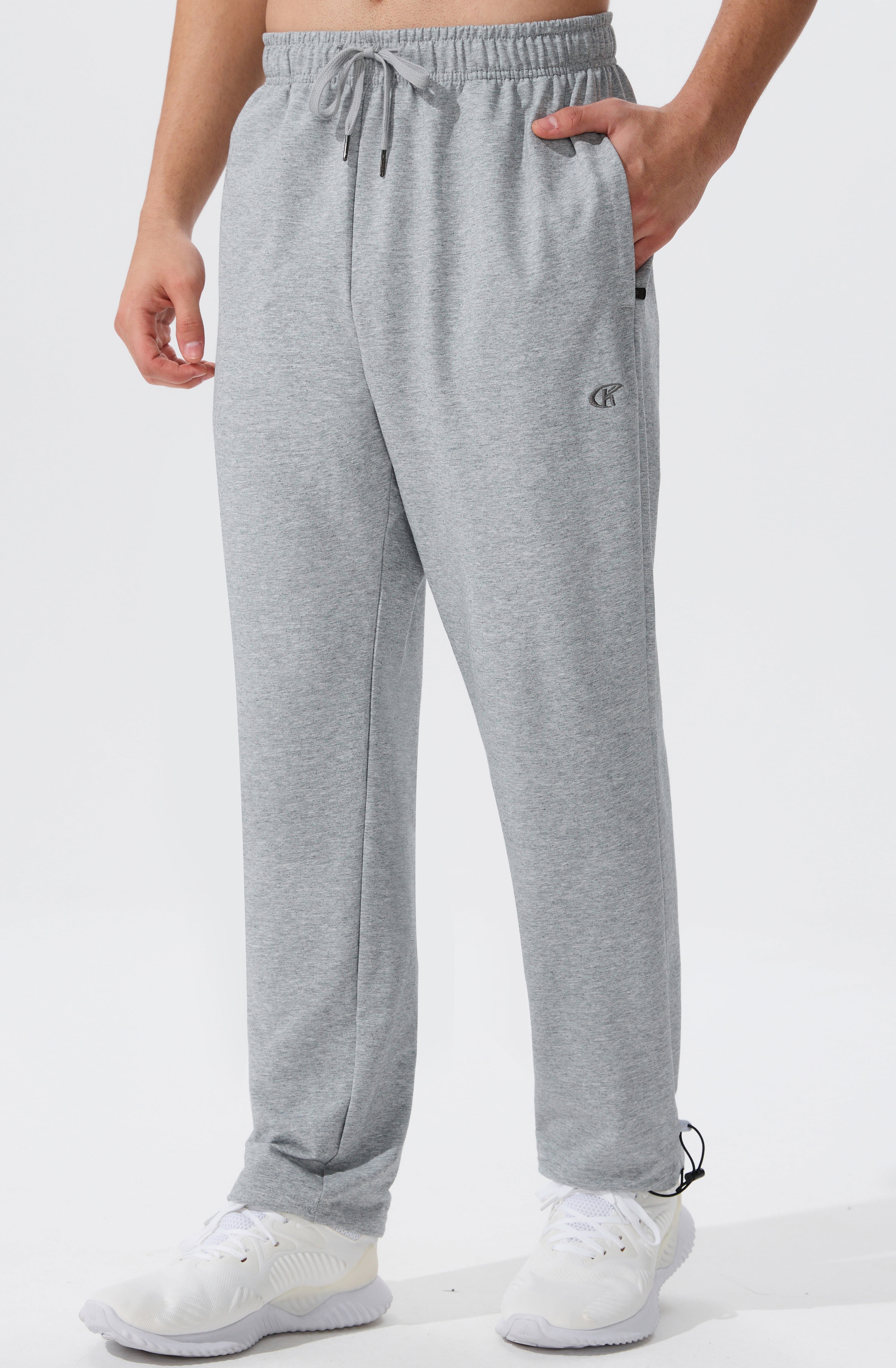 Tyhengta Men's Casual Sweatpants Athletic Open Bottom Running ...