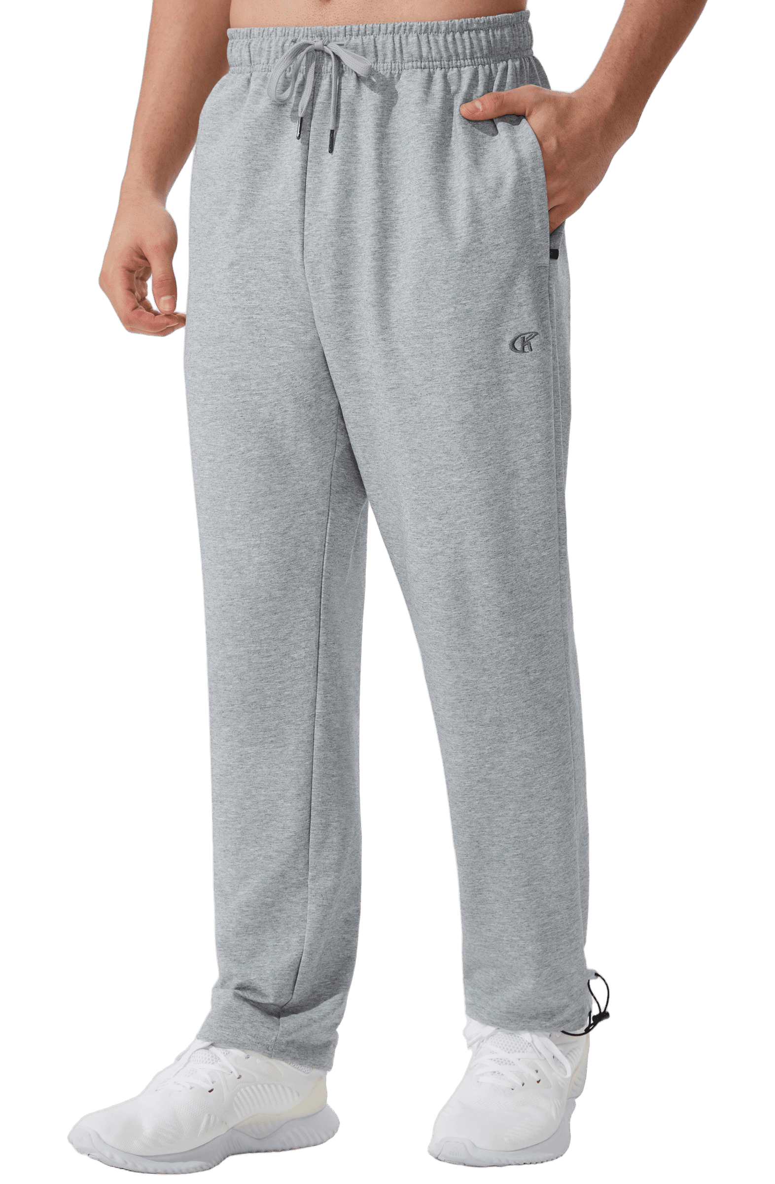 Tyhengta Men's Sweatpants Athletic Open Bottom Running Casual ...