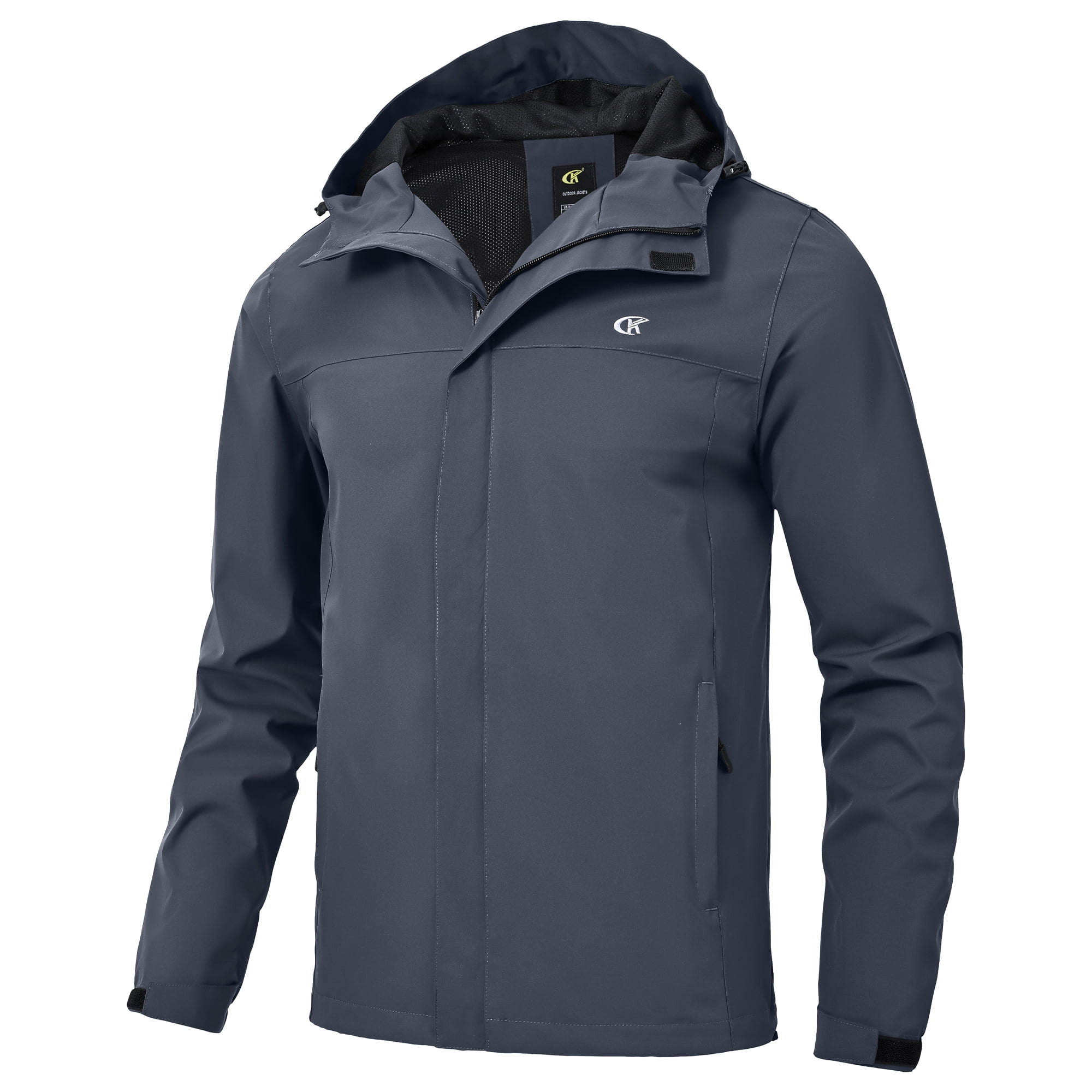 Tyhengta Men's Jacket Waterproof Coat Hooded Raincoat Outdoor Hiking ...