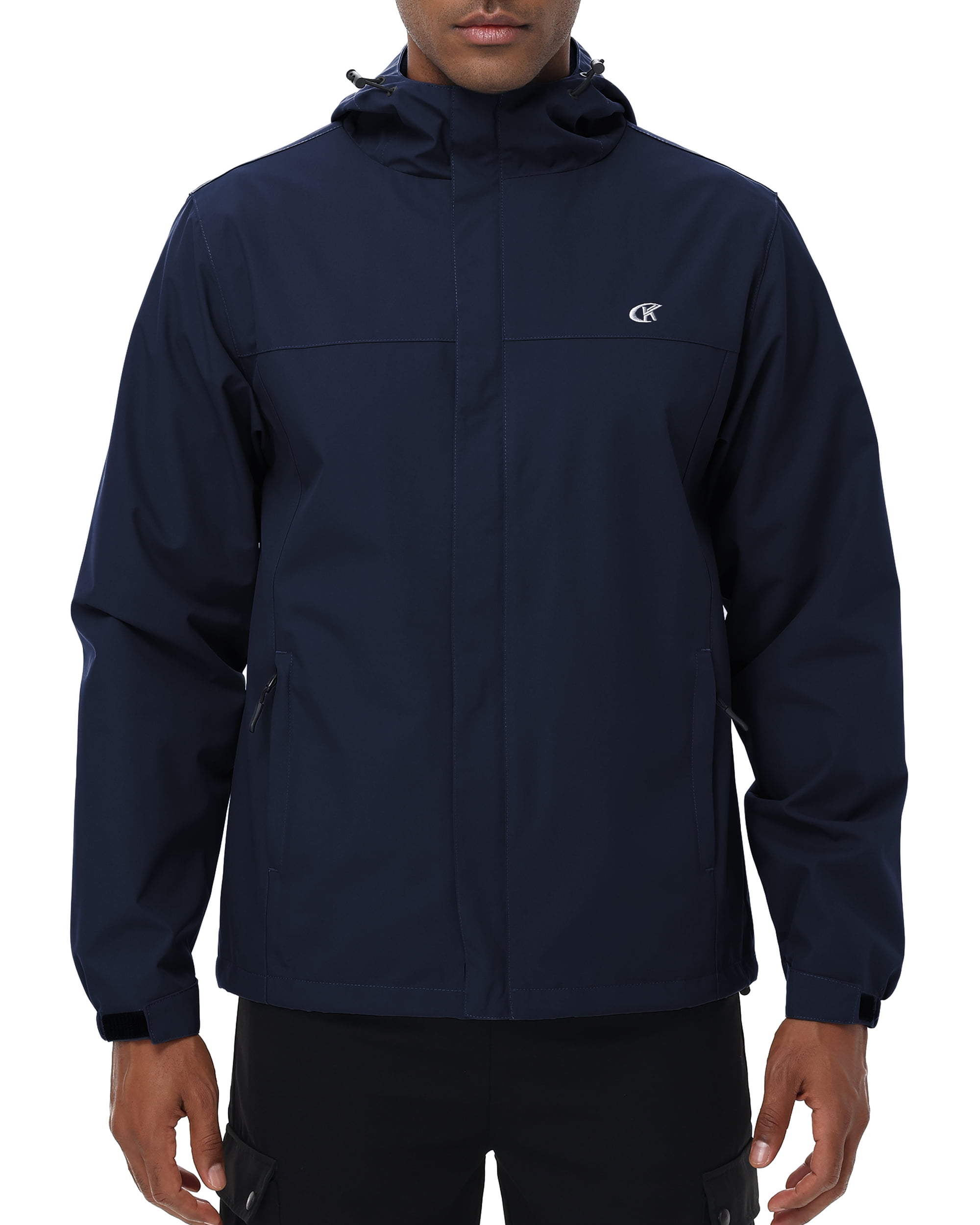 Tyhengta Men's Jacket Waterproof Coat Hooded Raincoat Outdoor Hiking ...